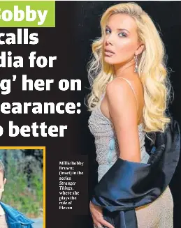 Millie Bobby Brown calls out media for ‘bullying’ her on her appearance: Let’s do better ...