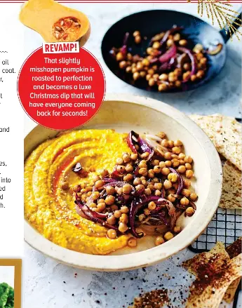 ROAST PUMPKIN DIP WITH SPICED CHICKPEAS - PressReader