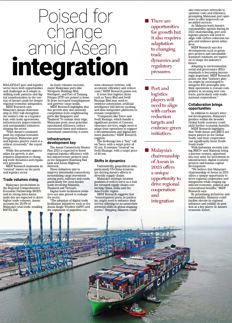 Poised for change amid Asean integratio­n - PressReader