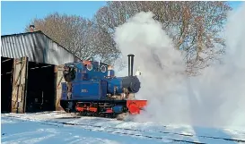 SNOWY STEAM SCENE: - PressReader