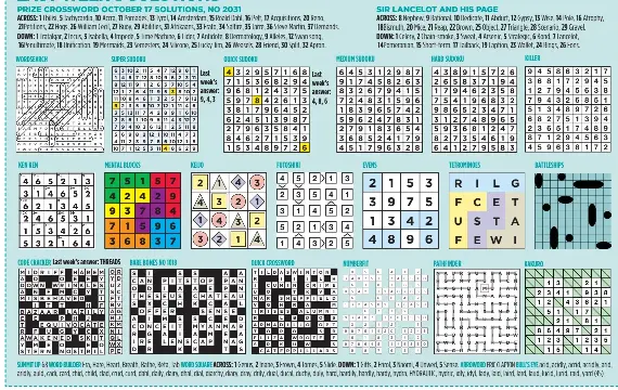 LAST WEEK’S SOLUTIONS - PressReader