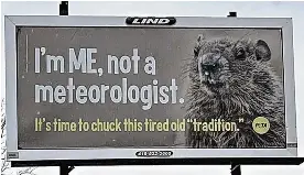 Buckeye Chuck may miss Groundhog Day - PressReader