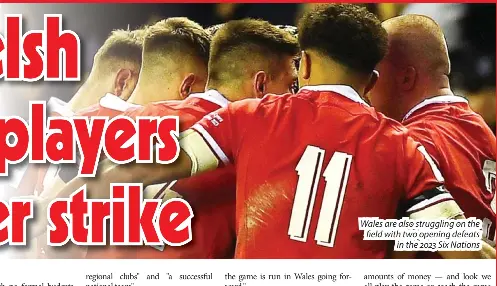 Welsh rugby players consider strike - PressReader