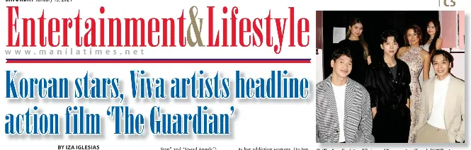 Korean stars, Viva artists headline action film ‘The Guardian’ - PressReader