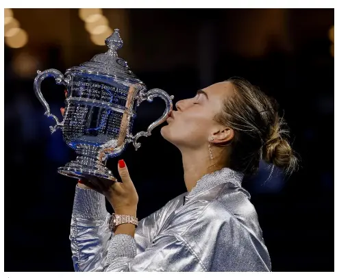 Sabalenka’s US Open triumph shows lessons have been learned - PressReader