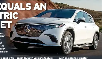 EQS EQUALS AN ELECTRIC ROCKET - PressReader