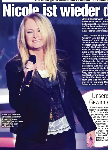 Nicole ist wieder da - PressReader