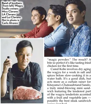 WAGYU STUDIO: A love affair with Kobe beef - PressReader