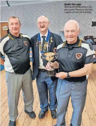 Paisley and District veteran bowling champions crowned - PressReader