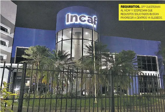 INCAF pide a Centros de Formación contar con una acreditaci­ón extendida por MINED - PressReader