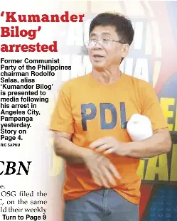 ‘Kumander Bilog’ arrested - PressReader