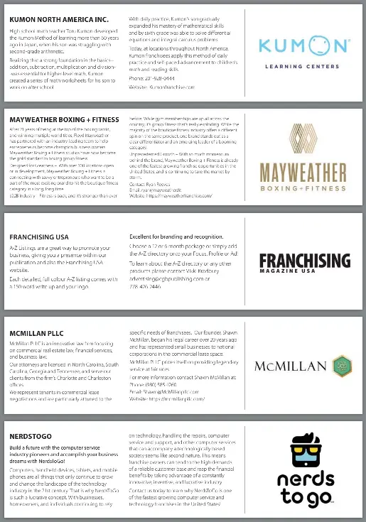 FRANCHISIN­G USA MCMILLAN PLLC NERDSTOGO - PressReader