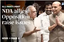 NDA allies, Opposition raise issues - PressReader