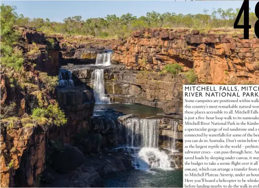 MITCHELL FALLS, MITCHELL RIVER NATIONAL PARK,WA - PressReader