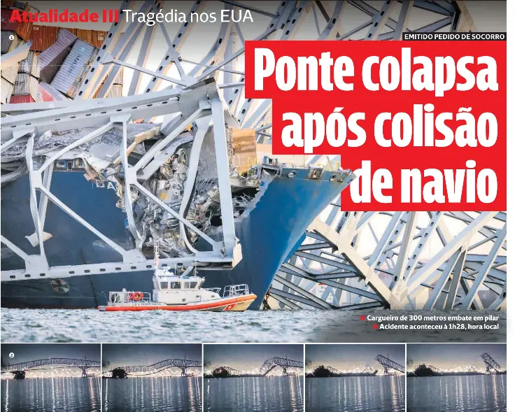 Ponte colapsa após colisão de navio - PressReader