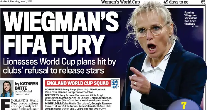 WIEGMAN’S FIFA FURY - PressReader