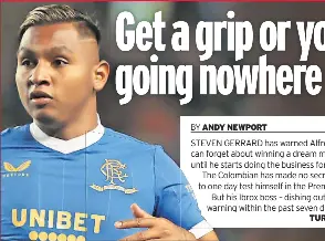 Get a grip or you’re going nowhere Alfie - PressReader