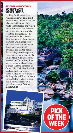 WORLD’S MOST SECRET HOTELS - PressReader