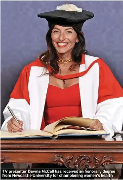 Davina ‘so chuffed’ with her doctorate - PressReader