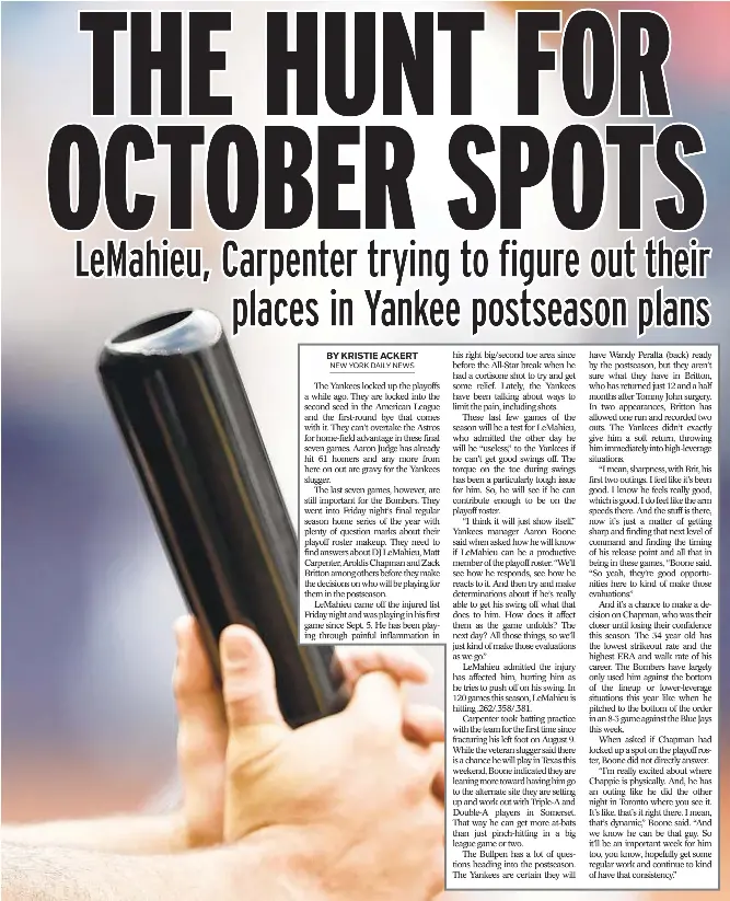 THE HUNT FOR OCTOBER SPOTS - PressReader