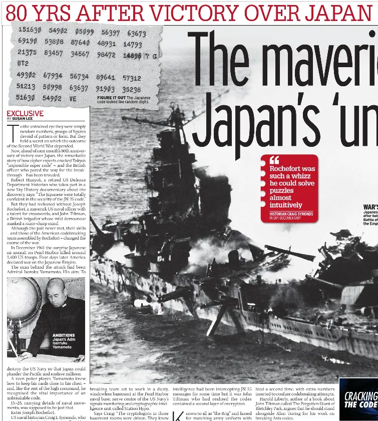 The mavericks who cracked Japan’s ‘unbreakabl­e’ code - PressReader