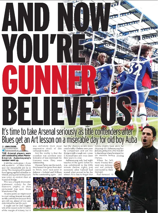 AND NOW YOU’RE GUNNER BELIEVE US - PressReader