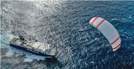 Wind-powered cargo ship sets sail in a move to make shipping greener ...