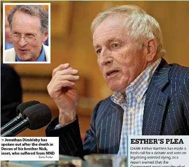 Dimbleby slams ‘cruel’ laws on right to die - PressReader