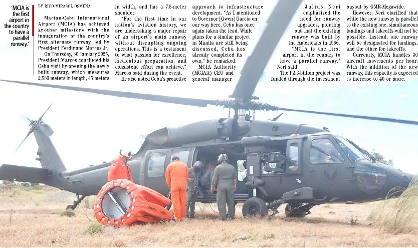 Marcos inaugurate­s P2.3-B alternate runway at MCIA - PressReader