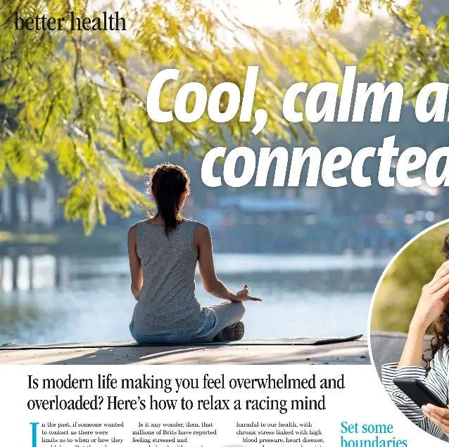 Better health: how to relax an overwhelme­d mind - PressReader
