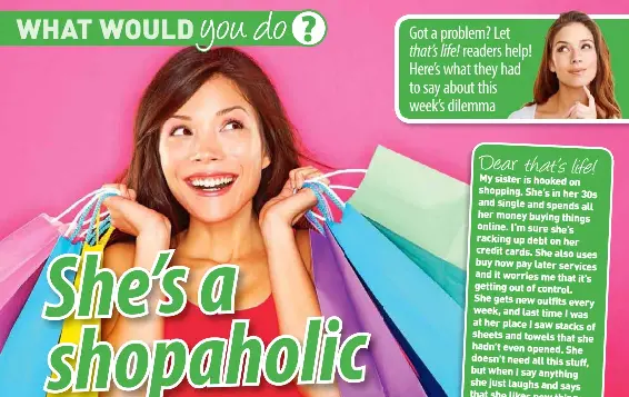 She’s a shopaholic - PressReader