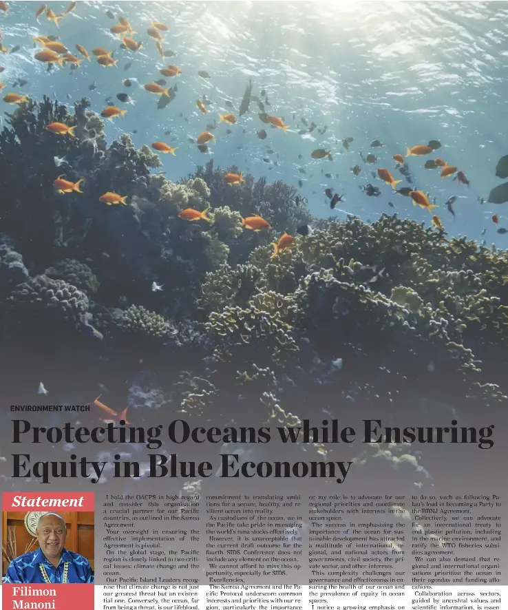 Protecting Oceans while Ensuring Equity in Blue Economy - PressReader