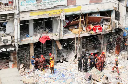 17 killed, 100 injured in Bangladesh building blast - PressReader