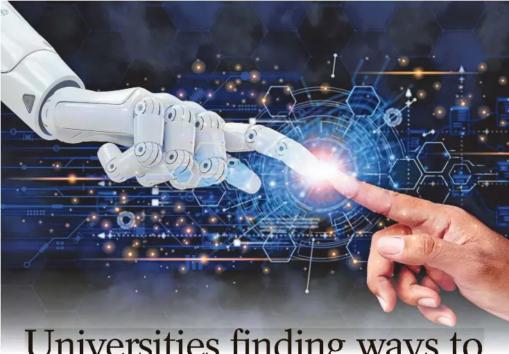 Universiti­es finding ways to embrace artificial intelligen­ce - PressReader