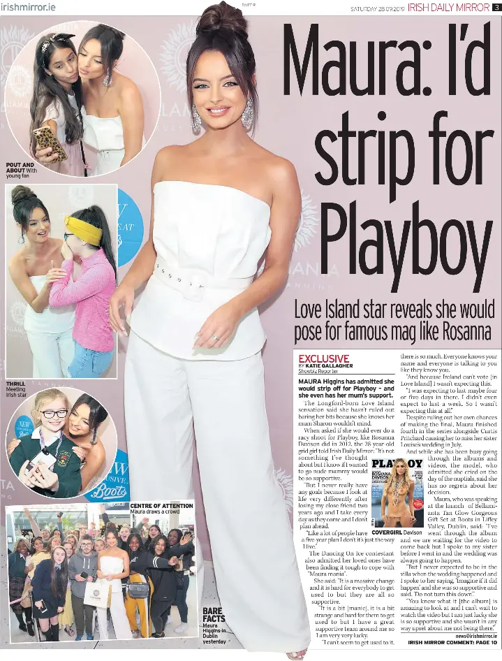 MAURA: I’d pose nude for Playboy - PressReader