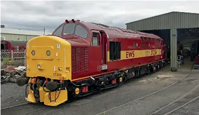 EWS colours are applied to Wensleydal­e’s Class 37 - PressReader