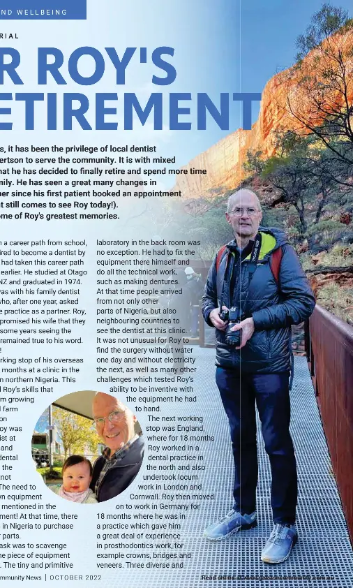 DR ROY'S RETIREMENT - PressReader