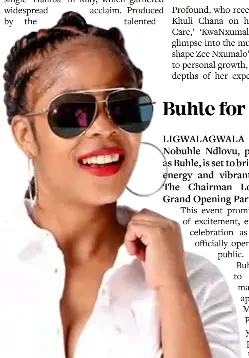 Buhle for The Chairman Lounge and Bar grand opening party - PressReader