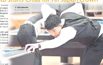 Amoroto stuns Chua for All Japan crown - PressReader