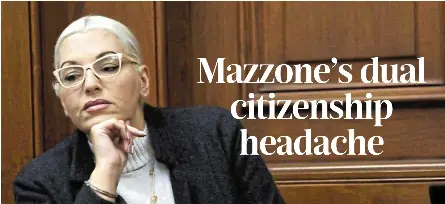 Mazzone’s dual citizenshi­p headache - PressReader