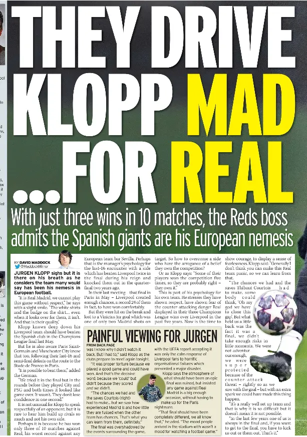 THEY DRIVE KLOPP MAD ...FOR REAL - PressReader