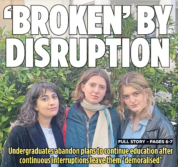 ‘BROKEN’ BY DISRUPTION - PressReader