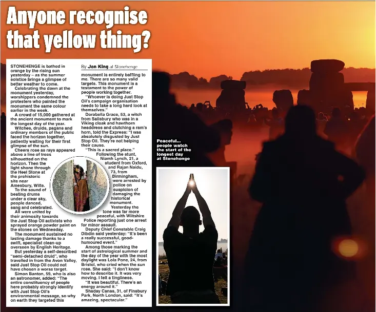 Anyone recognise that yellow thing? - PressReader