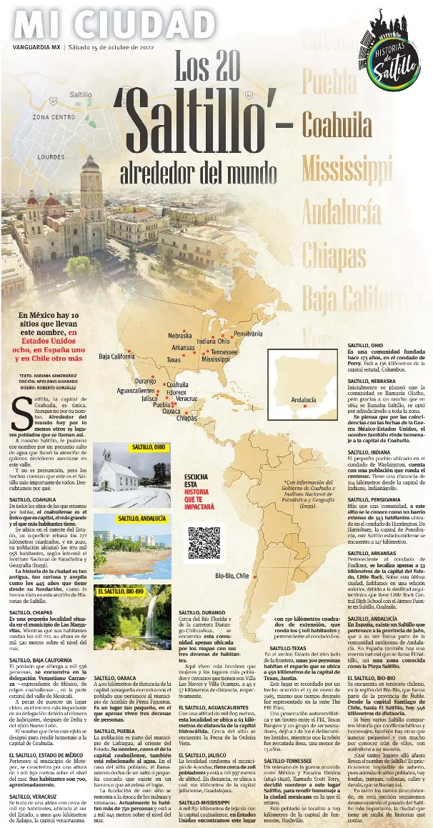 Los 20 ‘Saltillo’ alrededor del mundo - PressReader
