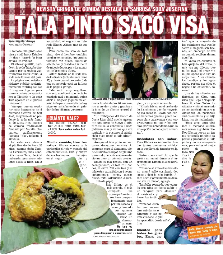 TALA PINTO SACÓ VISA - PressReader