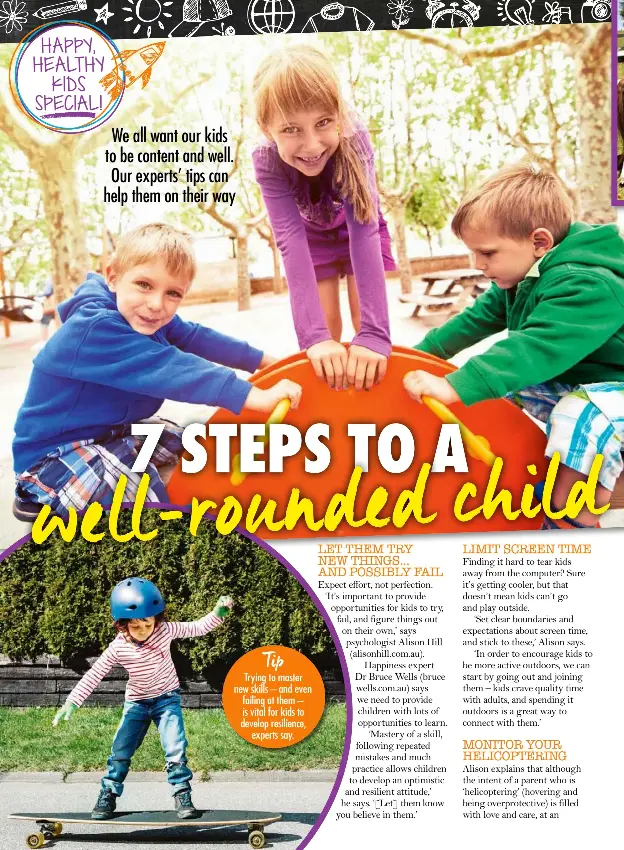 7 STEPS TO A well-rounded child - PressReader