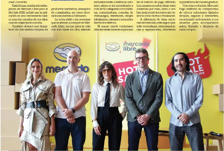 Karla Souza, imagen de Mercado Libre para Hot Sale 2025 - PressReader