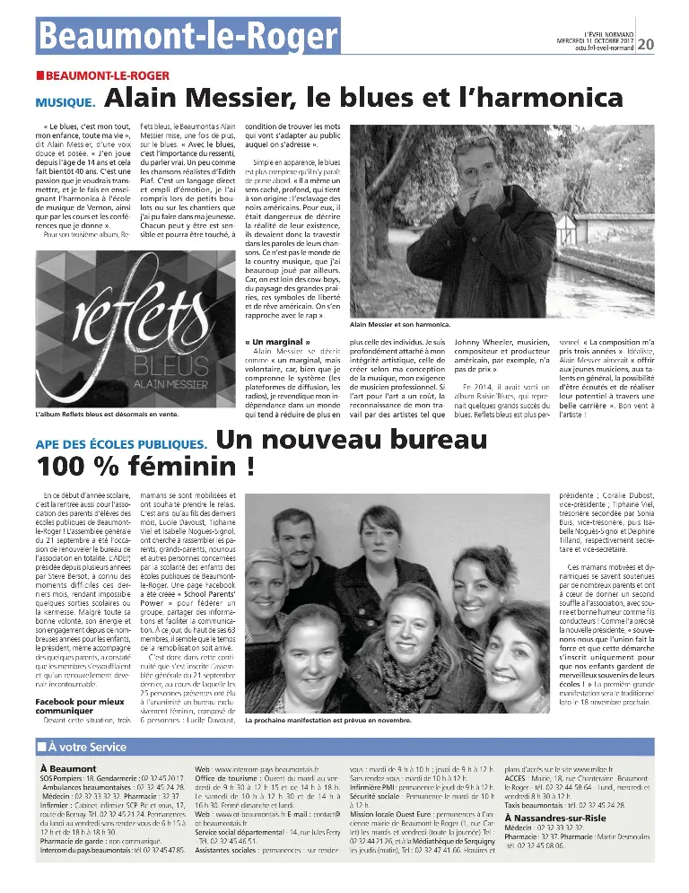 Alain Messier, le blues et l’harmonica - PressReader