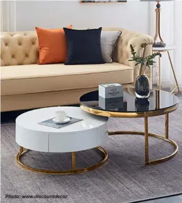 Make the most of coffee tables - PressReader