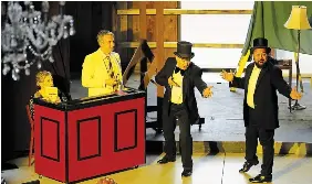 Four actors fill 150 roles in Theatre Bacchus’ latest production ...